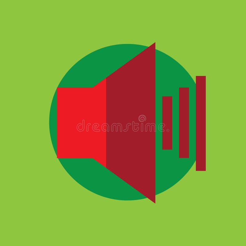 Sound Volume Increase. Vector Illustration Decorative Design Stock ...