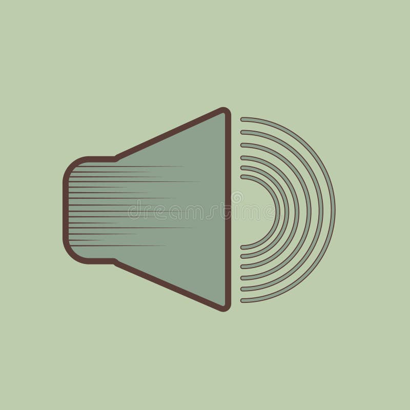 Sound Volume Increase. Vector Illustration Decorative Design Stock ...
