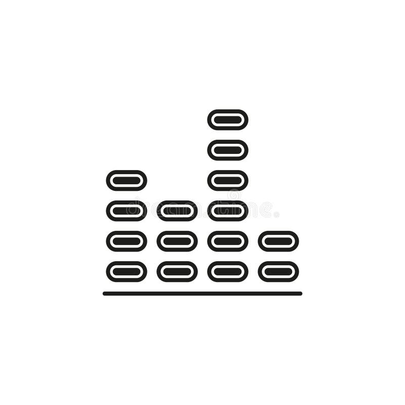 Simple Volume Vector Icon stock illustration. Illustration of icon ...