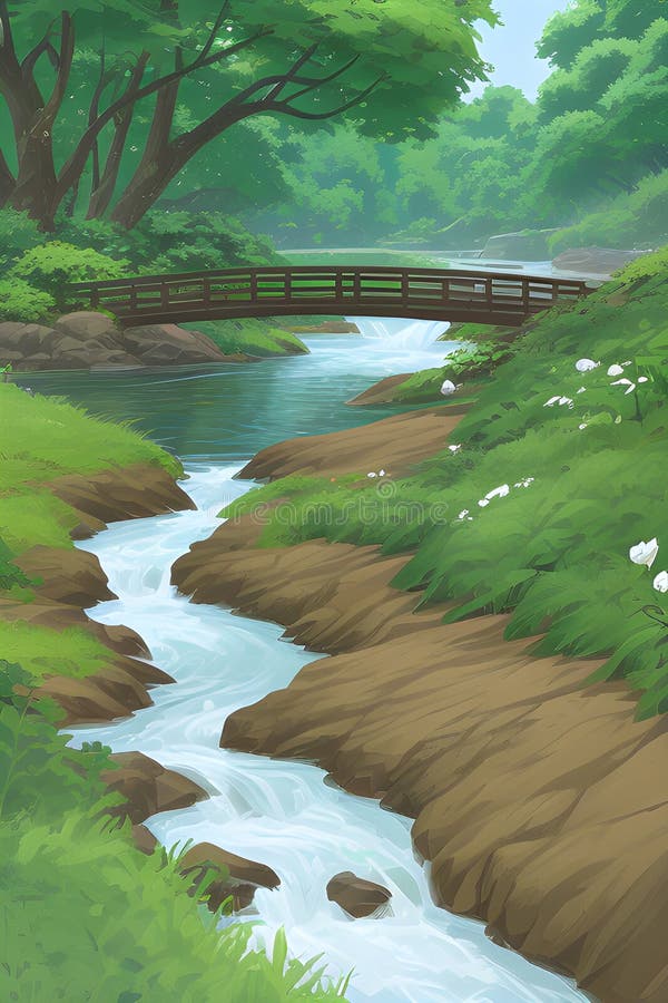 Trickling River Stock Illustrations – 17 Trickling River Stock ...