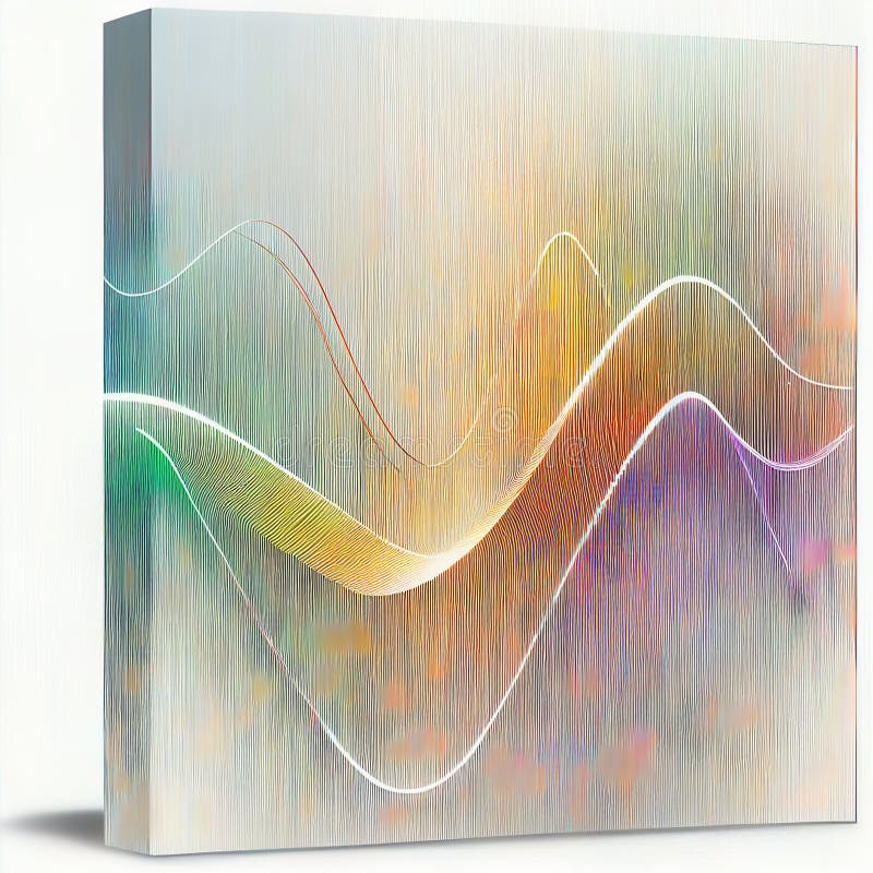 Sound Wave Abstract Vector Background Stock Illustration - Illustration ...