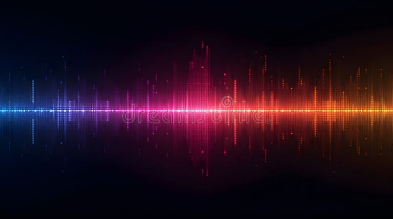 Sound Wave Audio Spectrum, Music Equalizer Oscillate, Visualization ...