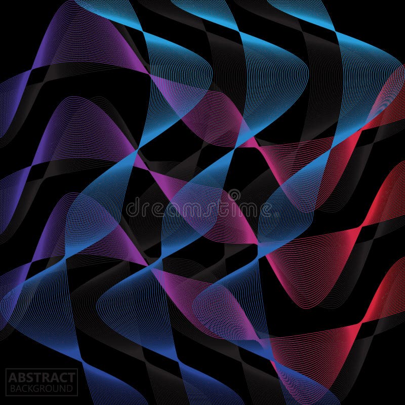 Sound Wave Background Design, Ultrasonic Gradient Wallpaper ...