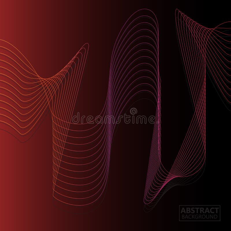 Sound Wave Background Design, Ultrasonic Gradient Wallpaper ...