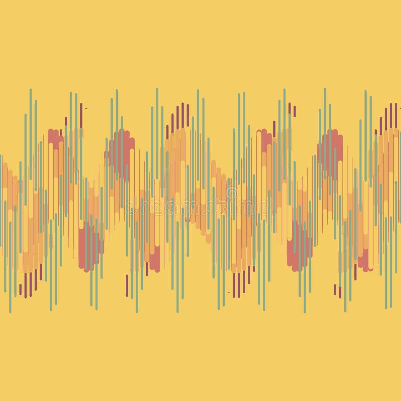 Sound Wave on a Black HUD Graphics Chart or Waveform of Multicolored ...