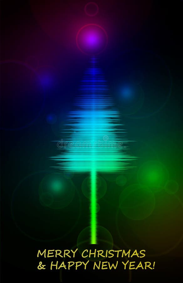 Sound wave christmas stock illustration. Illustration of decoration ...