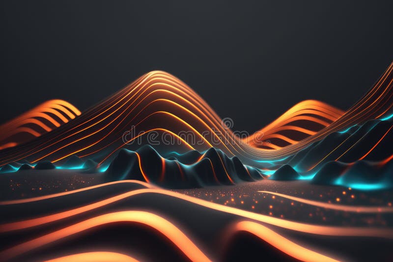 Sound Wave. Equalizer Pattern. Abstract Digital Waveform Stock ...