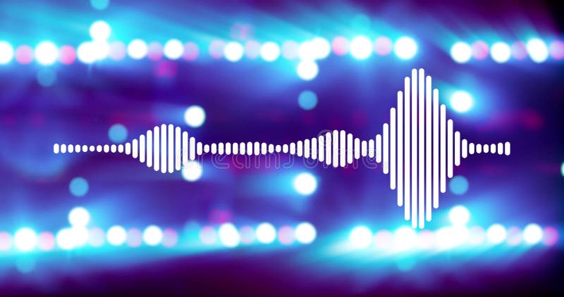 Audio waveform equalizer stock video. Video of waveform - 318742341