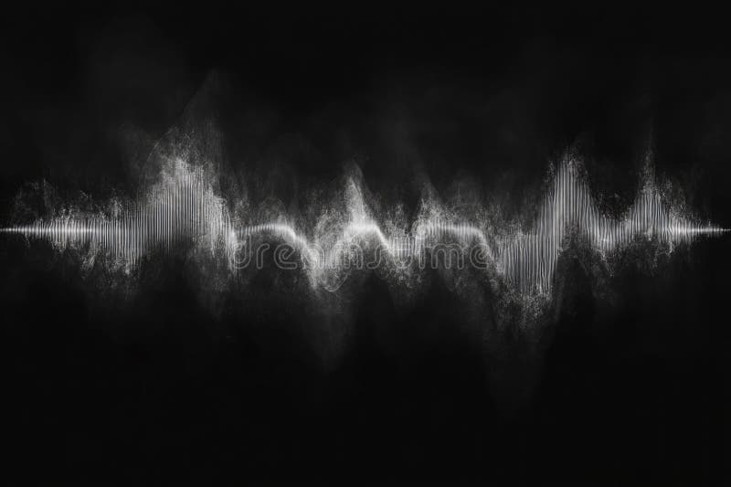 Sound Wave Graphic stock image. Image of black, wave - 377440259