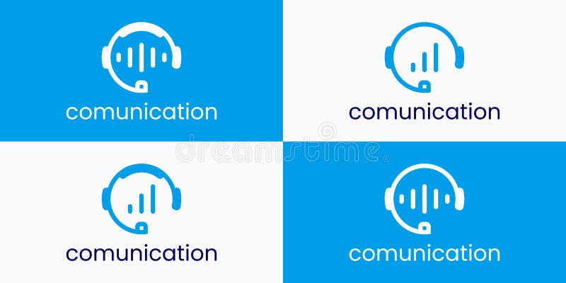 Sound Wave Headset Vector Logo Design Stock Vector - Illustration of ...
