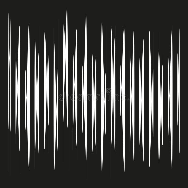 Sound Wave Icon. Audio Waveform Shape. Abstract Frequency Pattern ...