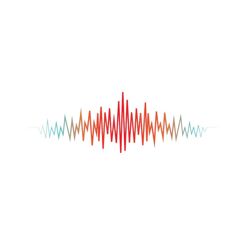 Sound Wave Icon Logo Vector Design Template Stock Illustration ...