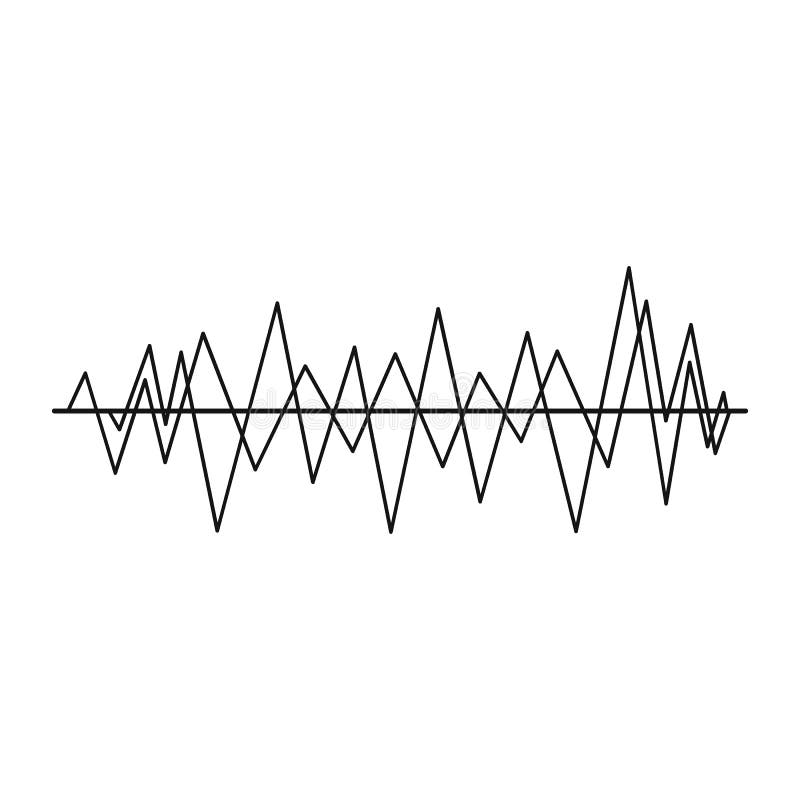Sound Wave Icon Simple Style Stock Illustrations – 2,464 Sound Wave ...