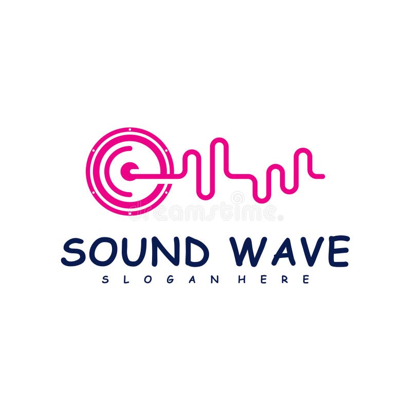Sound Wave Logo Design Concept Vector. Sound Wave Illustration Design ...