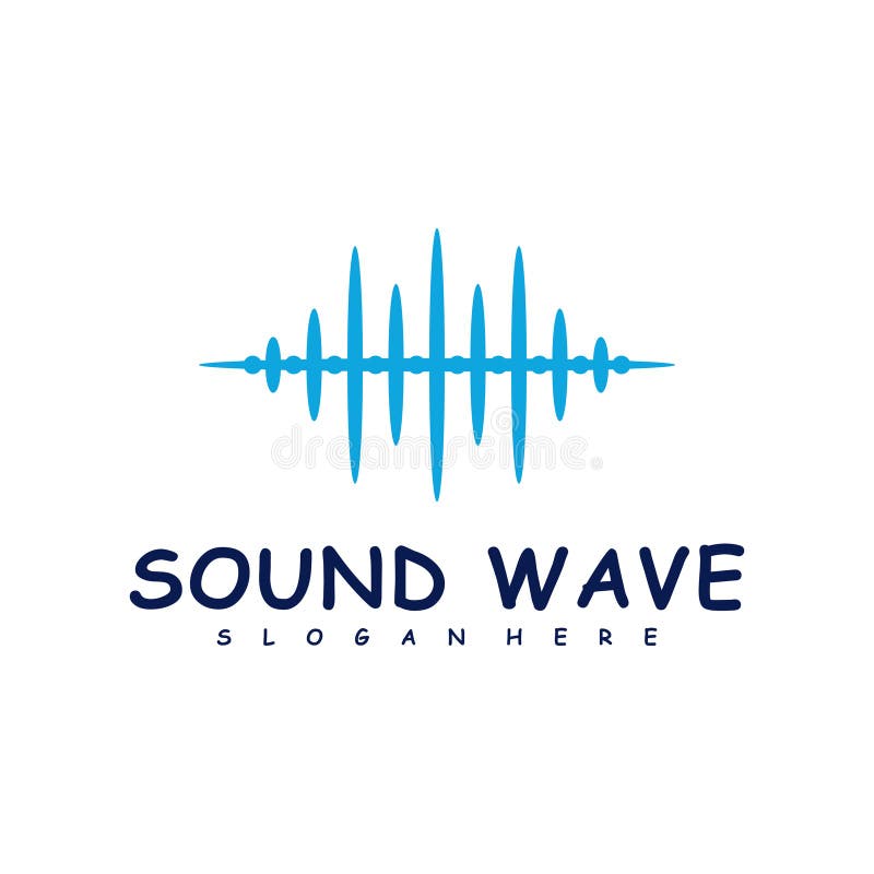 Sound Wave Logo Design Concept Vector. Sound Wave Illustration Design ...