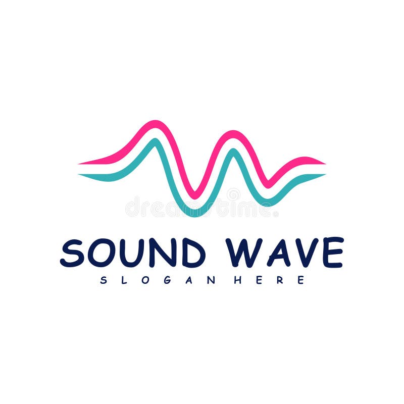 Sound Wave Logo Design Concept Vector. Sound Wave Illustration Design ...