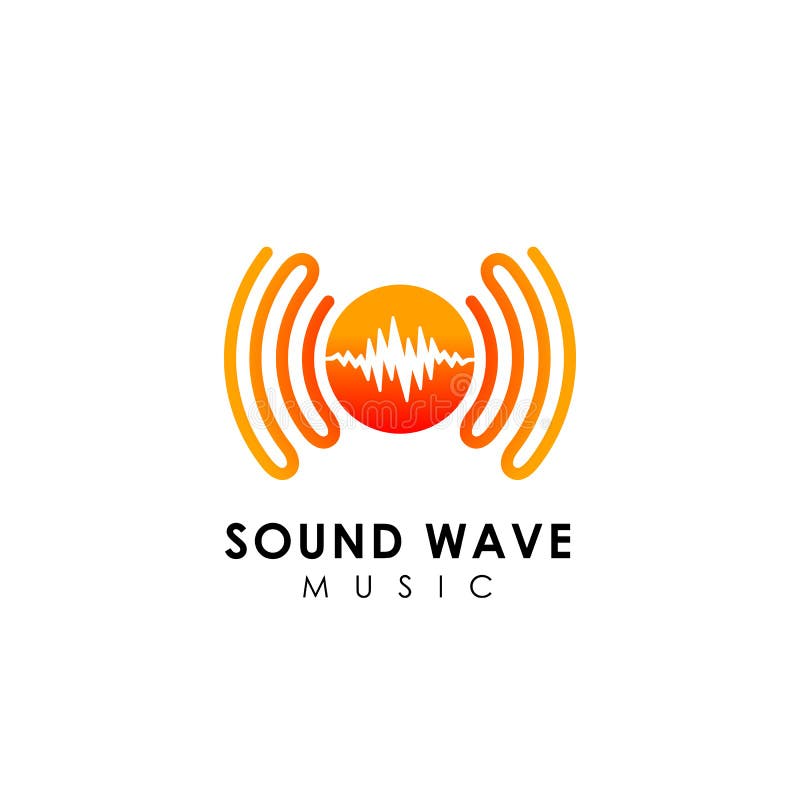Sound Wave Logo Design Template. Music Icon Symbol Design Stock Vector ...