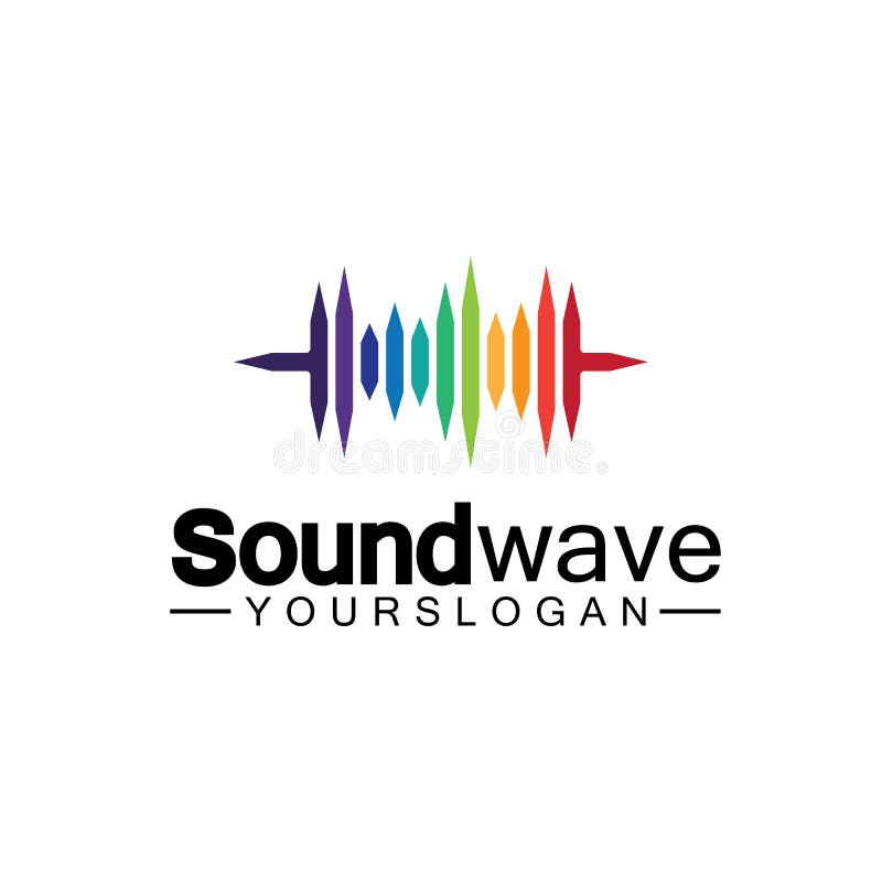 Sound Wave Logo and Symbol Vector Stock Vector - Illustration of stereo ...