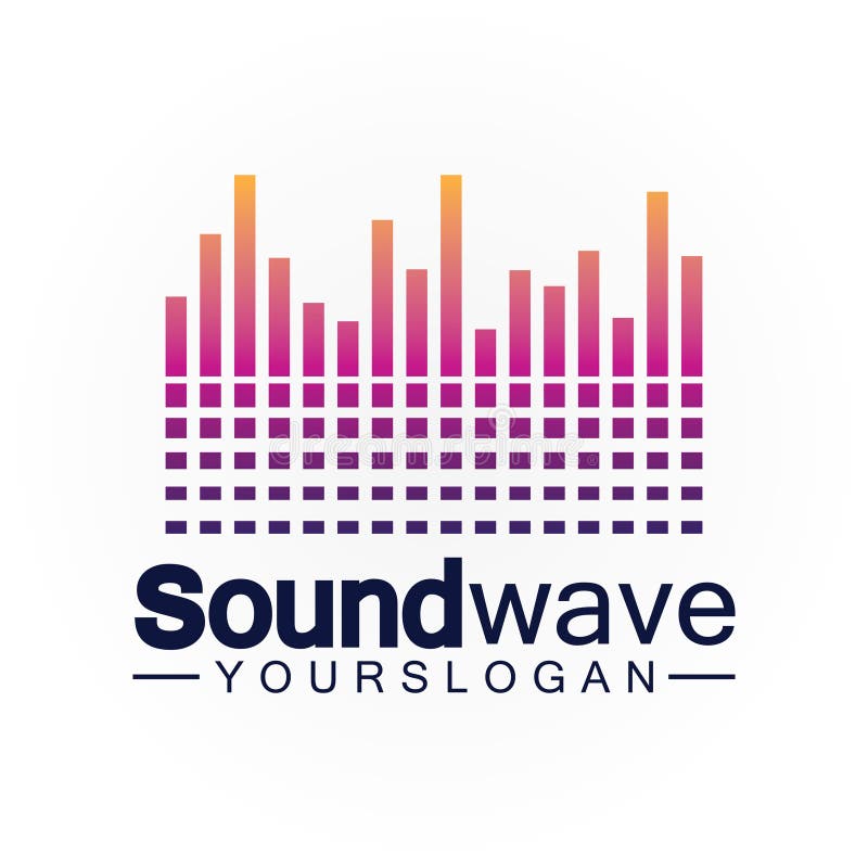 Sound Wave Logo and Symbol Vector Stock Vector - Illustration of ...