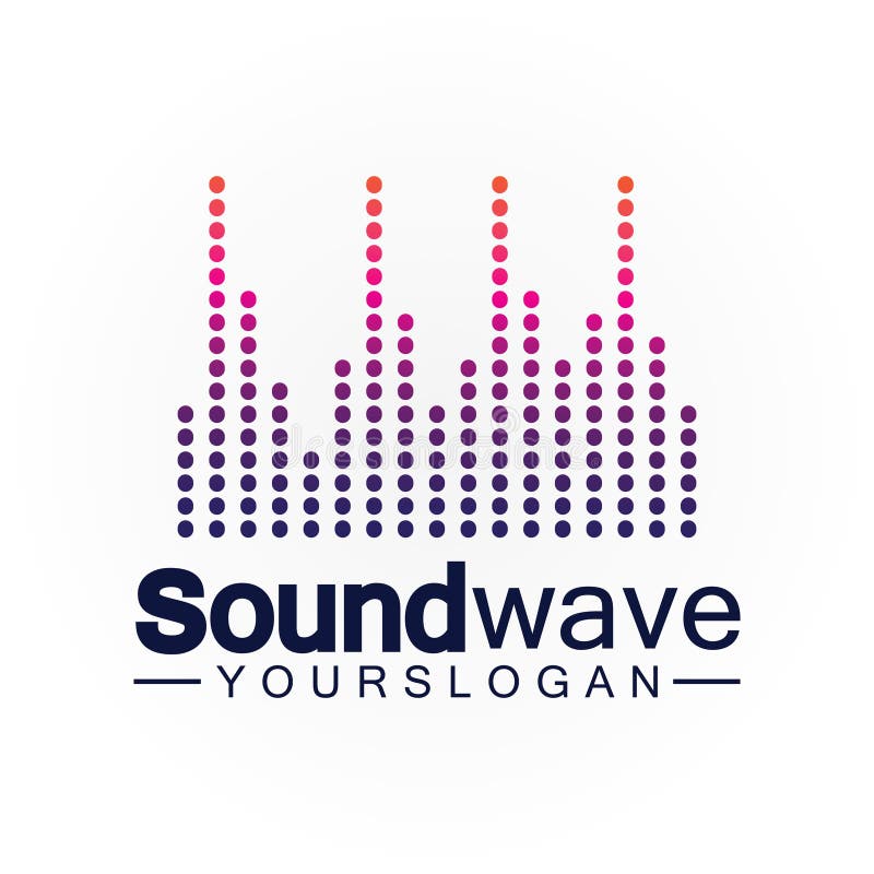 Sound Wave Logo and Symbol Vector Stock Vector - Illustration of shape ...