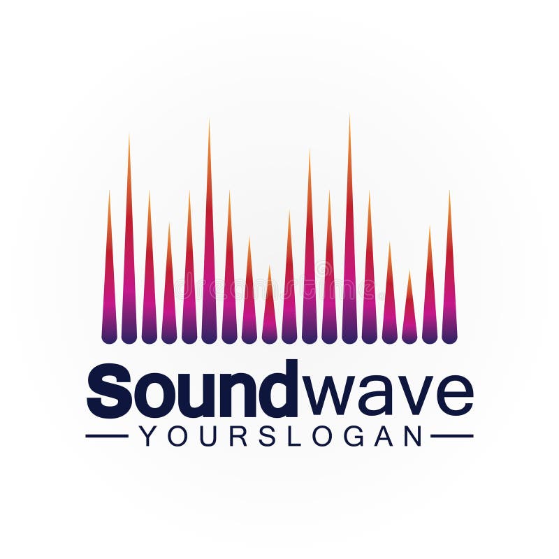 Sound Wave Logo and Symbol Vector Stock Vector - Illustration of volume ...