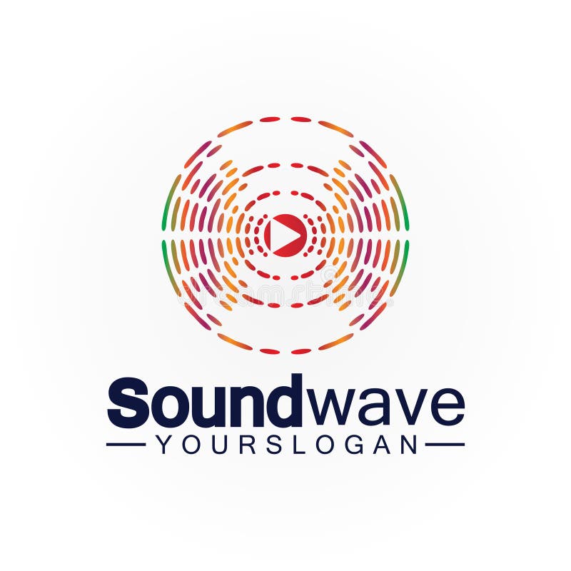 Sound Wave Logo and Symbol Vector Stock Vector - Illustration of logo ...