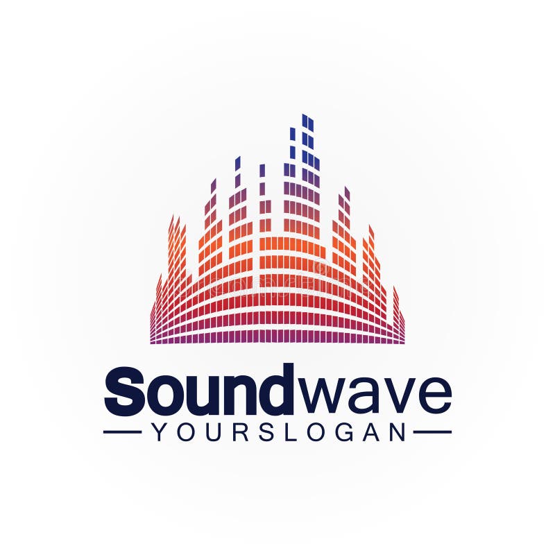 Sound Wave Logo and Symbol Vector Stock Vector - Illustration of ...