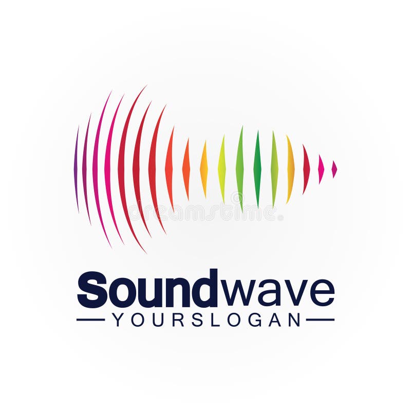 Sound Wave Logo and Symbol Vector Stock Vector - Illustration of ...