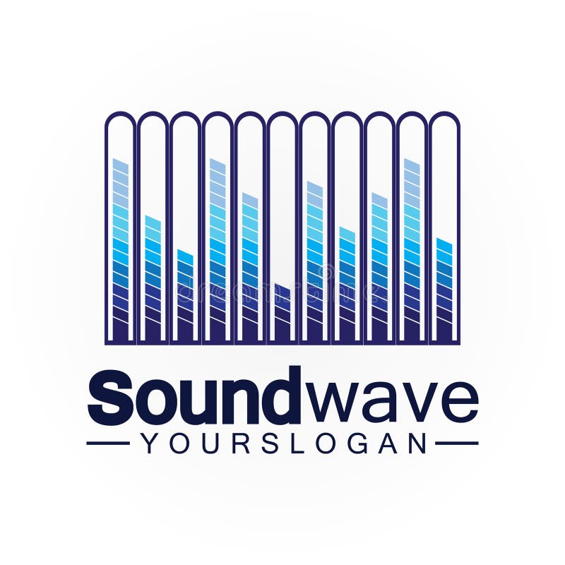 Sound Wave Logo and Symbol Vector Stock Vector - Illustration of sign ...