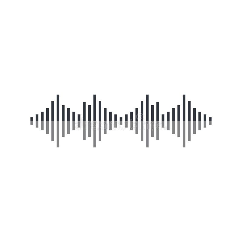 Sound Wave Logo Vector Icon Stock Vector - Illustration of stereo ...