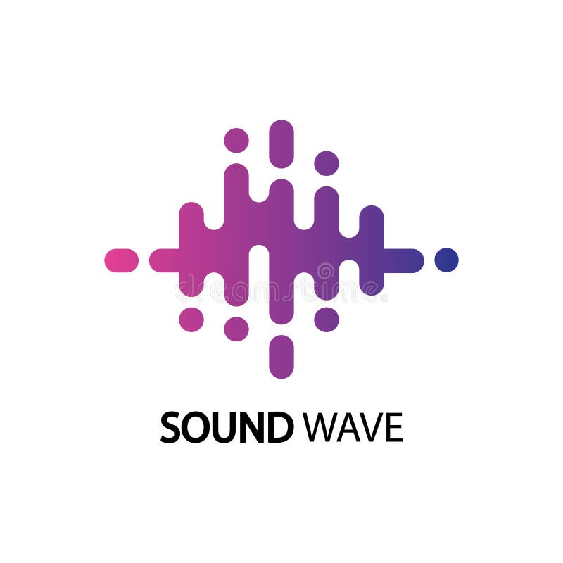 Sound Wave Logo Vector Icon Stock Vector - Illustration of equalizer ...