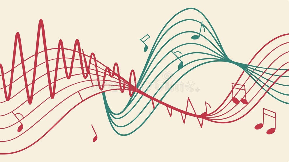 Sound Wave Music Notes, Audio Frequency, Musical Vibration, Sound ...