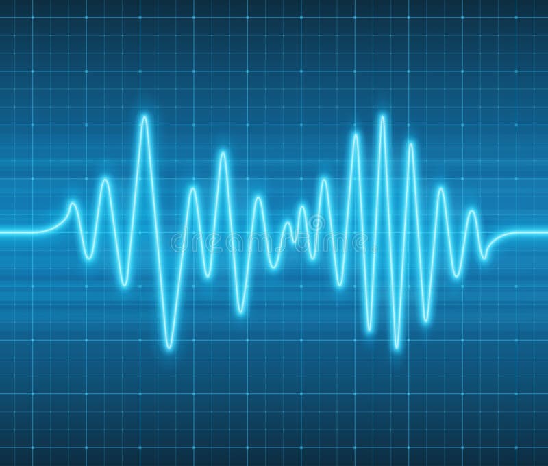 Sound Wave Oscilloscope stock illustration. Illustration of vector ...