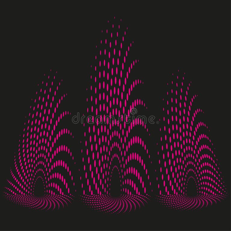 Sound Wave Pattern. Audio Frequency Visual. Purple Equalizer Vector ...
