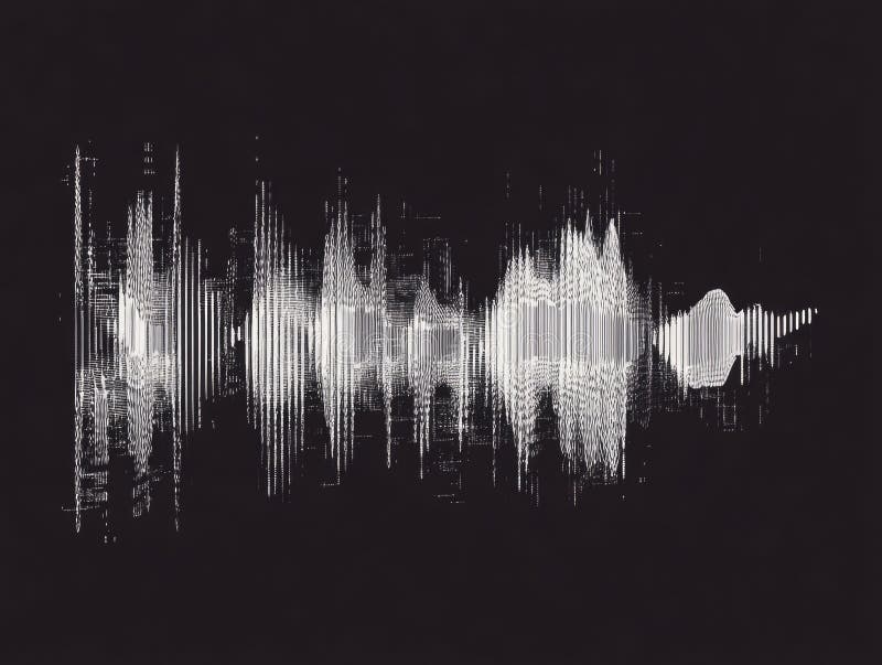 Sound Wave Pattern stock illustration. Illustration of visual - 377365059