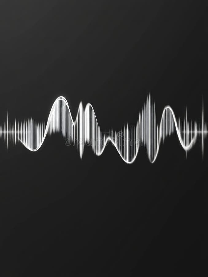 Sound Wave Pattern stock illustration. Illustration of frequency ...