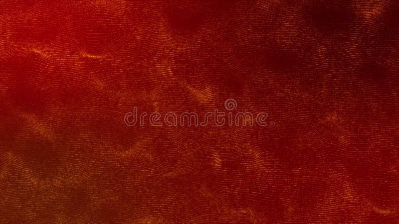 Sound Wave Pattern of 3D Abstract Red Light Particles on Red Gradient ...