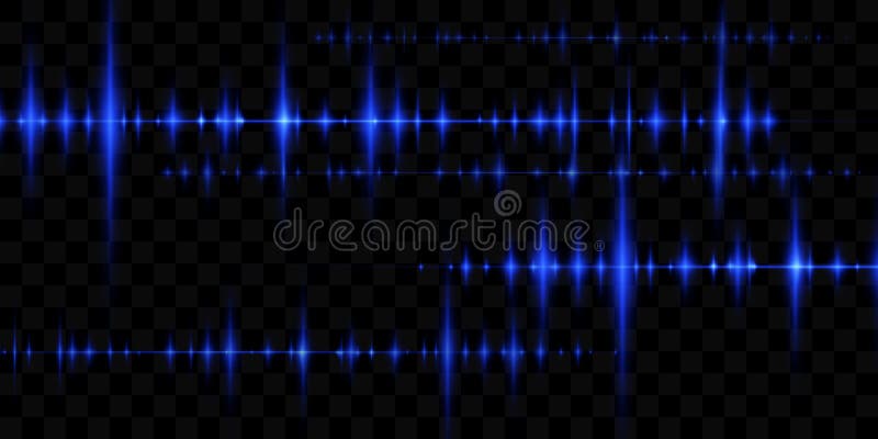 Sound Wave Pattern (easily Editable File) Stock Illustration ...
