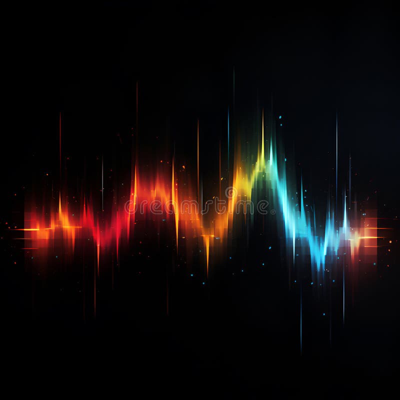 Sound wave pattern stock photo. Image of heart, sunlight - 369552810