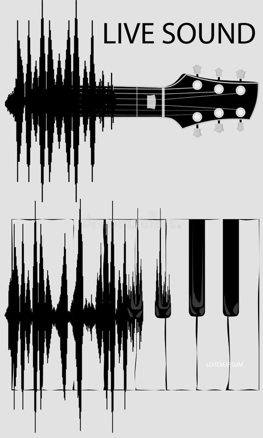 Piano keyboard stock vector. Illustration of music, black - 16145730