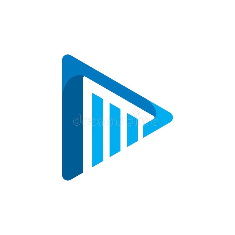 Sound Wave Play Button Logo Vector Icon Design. Play Vector Design ...