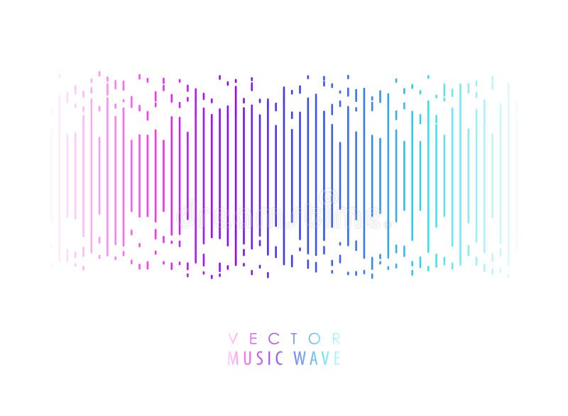 Sound wave poster stock vector. Illustration of light - 269193721