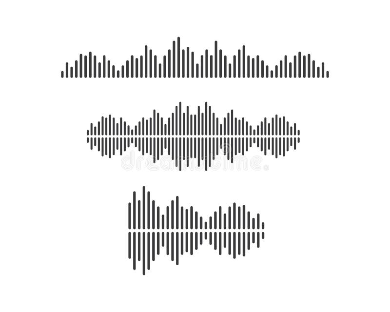 Sound Wave,pulse Ilustration Logo Vector Icon Stock Vector ...