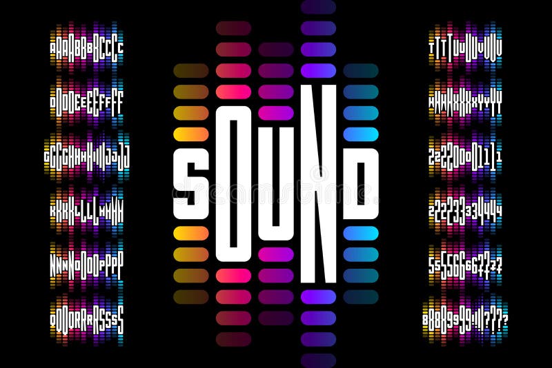 Sound Wave Font Stock Illustrations – 3,478 Sound Wave Font Stock ...