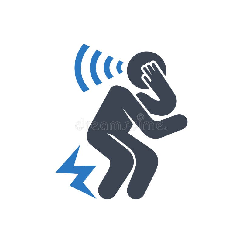 Sound Wave Sensitivity Icon Stock Illustration - Illustration of ...