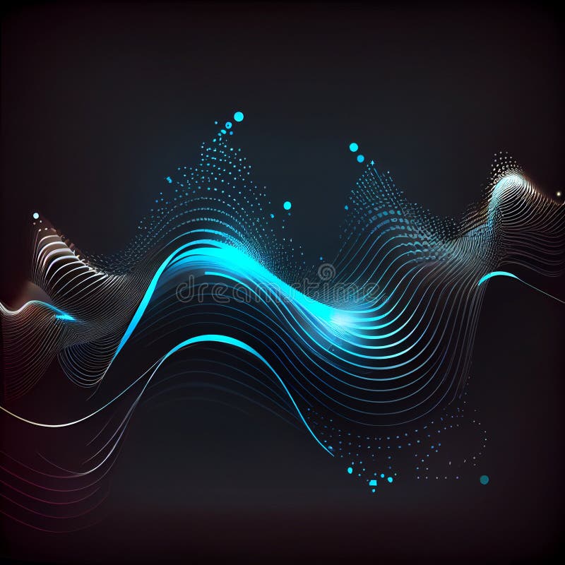 Sound wave soft Color stock photo. Image of transparent - 266814584