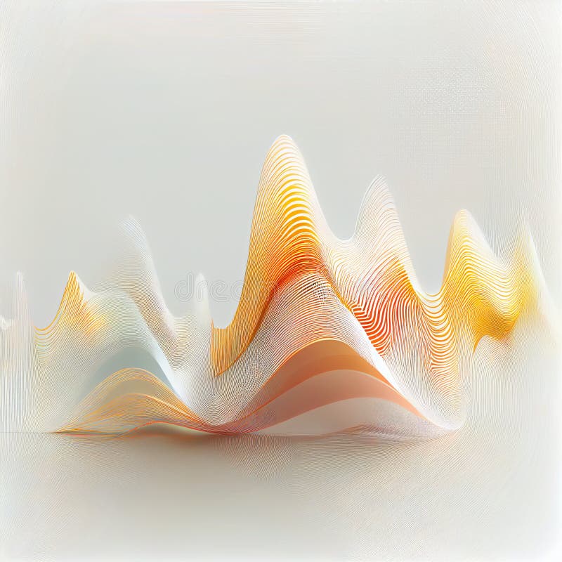 Sound wave soft Color stock illustration. Illustration of movement ...