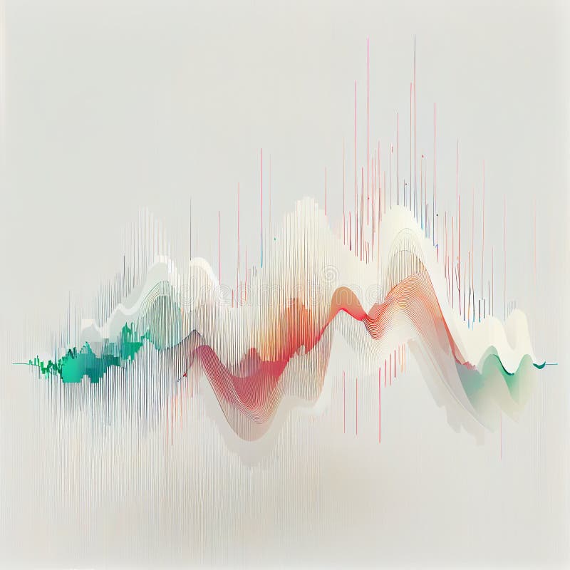 Sound wave soft Color stock illustration. Illustration of curve - 266814916