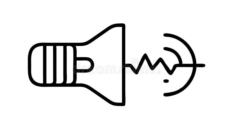 Sound Wave Speaker Icon. Audio Output Volume, Vector Design Generative ...