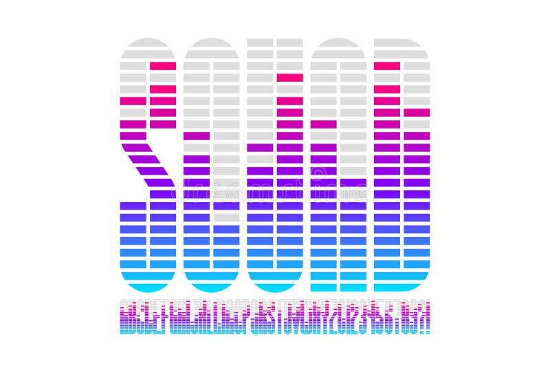 Sound Wave Font Stock Illustrations – 5,616 Sound Wave Font Stock ...